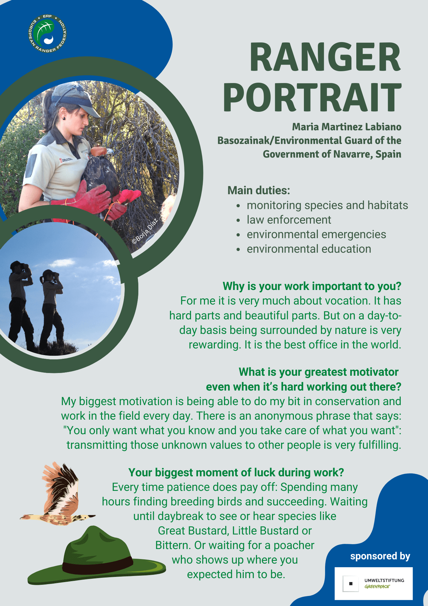 From a ranger for rangers: María Martínez develops digital tool for ...